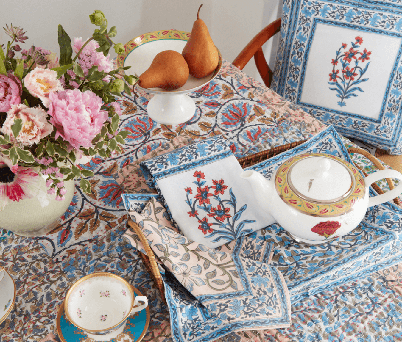 Marigold Living: Handmade Indian Block Print Home Textiles